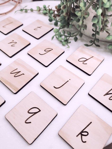 ALPHABET + SYMBOLS - Educational Tiles By Let's Etch | Shop Online at ...